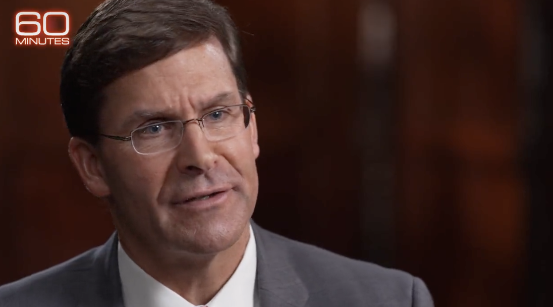 Paramount Press Express | MARK ESPER TO "60 MINUTES": STEPHEN MILLER ...