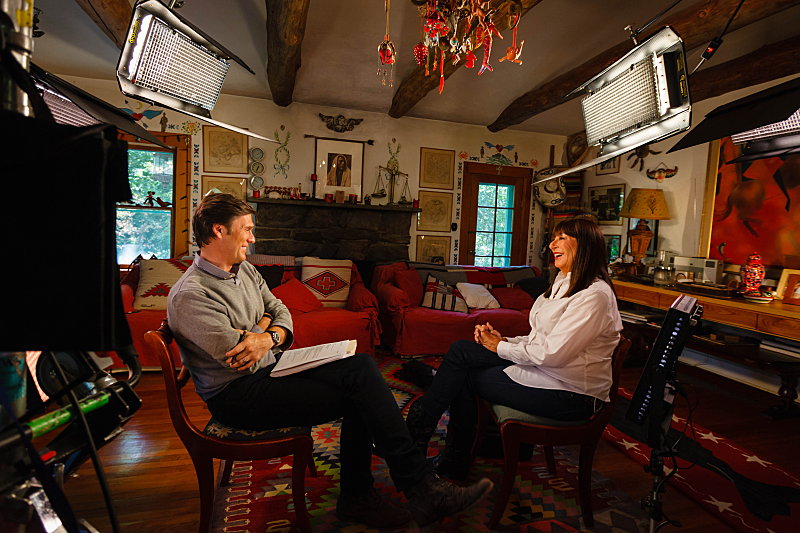 Paramount Press Express | ACTRESS ANJELICA HUSTON TELLS “CBS SUNDAY ...