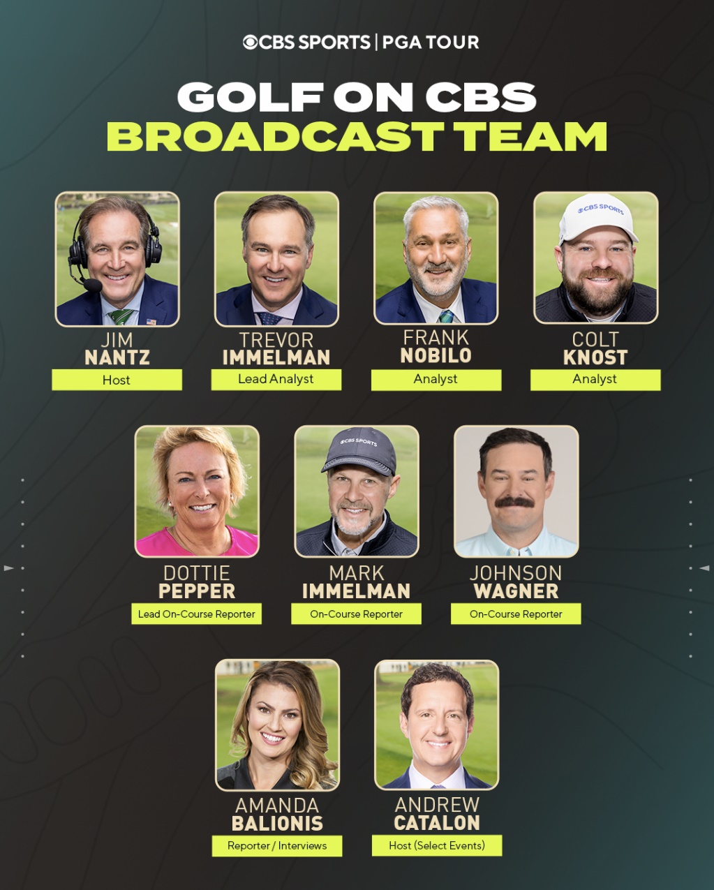 Paramount Press Express | JOHNSON WAGNER JOINS CBS SPORTS AS ON-COURSE ...